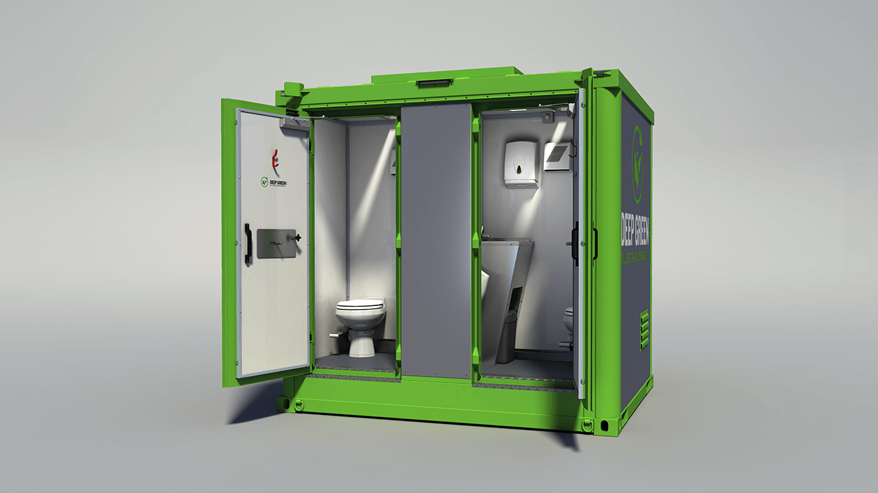 Mobile And Static Portable Toilet Units | Deep Green 2030 Range