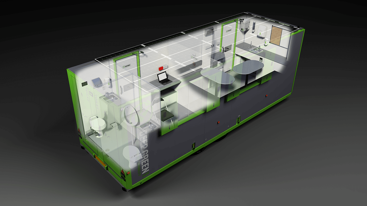 Mobile And Static Eco Welfare Units | Deep Green 2030 Range