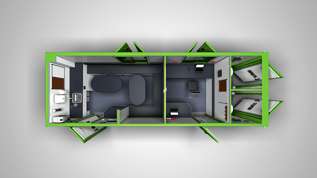 Mobile And Static Eco Welfare Units | Deep Green 2030 Range